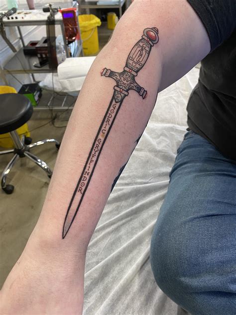 Sword Of Gryffindor Tattoo