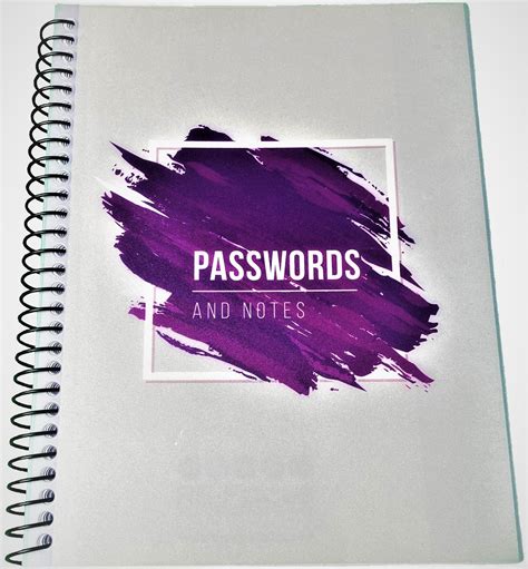 Mini Purple Password Keeper Book By Re Focus The Creative Office
