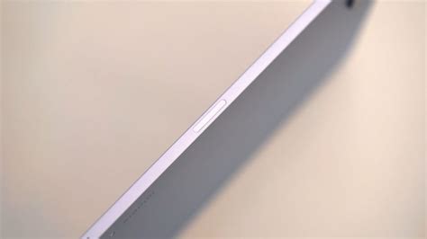 For Biometrics Security The Tablet Features A Side Mounted Fingerprint Sensor Along With Face