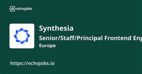 Hiring Seniorstaffprincipal Frontend Engineer Europe React Python