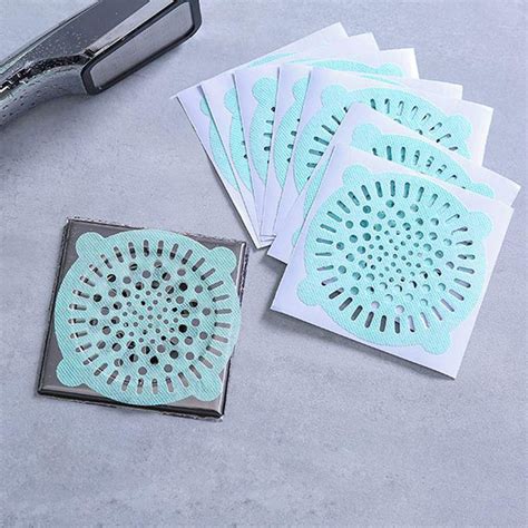 10pcs Kitchen Bathroom Shower Drain Hair Trap Catc Grandado