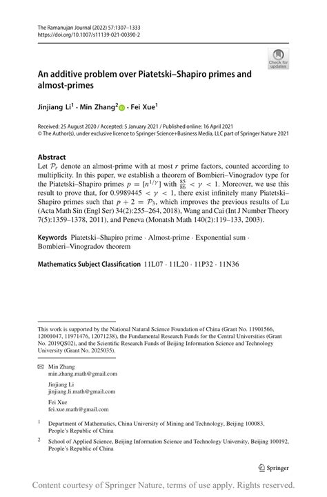 An Additive Problem Over Piatetskishapiro Primes And Almost Primes Request Pdf