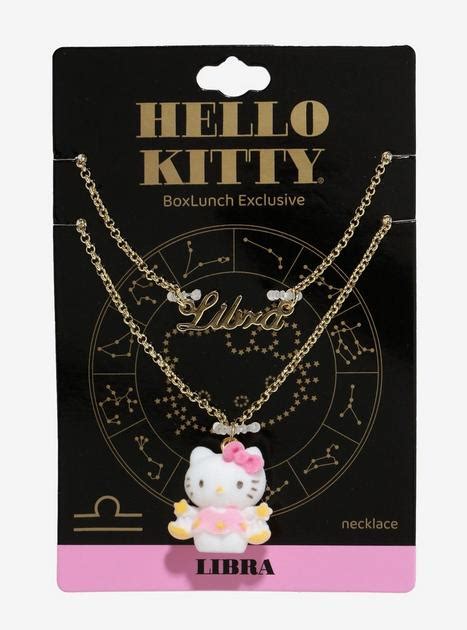 Sanrio Hello Kitty Libra Layered Necklace Set Boxlunch Exclusive