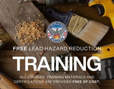 Atlanta Offers Free Lead Hazard Reduction Training