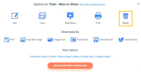 How Do I Delete A Storyboard Storyboard That Help Center
