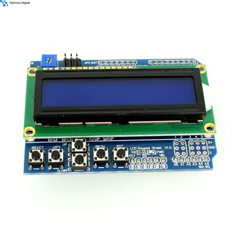 Shield Pentru Arduino Uno Cu Lcd Si Tastatura Lcd 1602 Cu Keypad