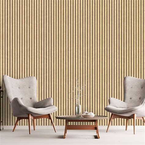 Prempanel 2700 X 600 X 21mm Oak Timber Slat Panel Bunnings Australia