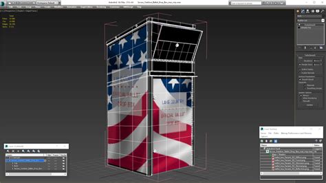 Secure Outdoor Ballot Drop Box 3d Model 29 3ds Blend C4d Fbx
