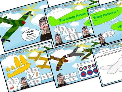 Model Spitfire Project Workshop Skills Teaching Resources