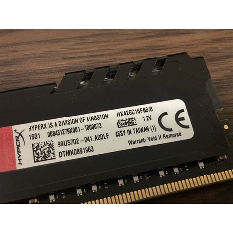 HYPER FURY DDR4 8G HX426C16FB3/8 | 蝦皮購物