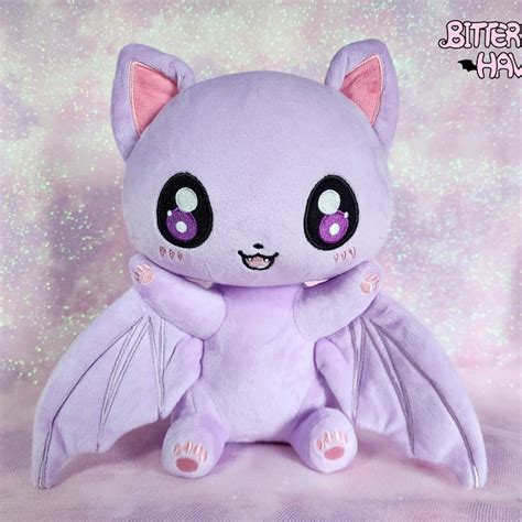 Kawaii Bat Soft Toy Plush Etsy