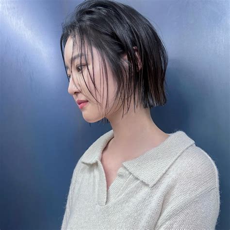 성수동미용실 어낵 신나래 어낵신나래 성수동핫플 내가 넘 애정하는 우리 채언고객님 🙂‍↔️ 저번보다 더 짧게 더 시원하게 태슬컷 태슬펌 가닥가닥 잔머리는