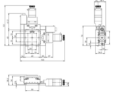 Motorized Linear Positioning Stage