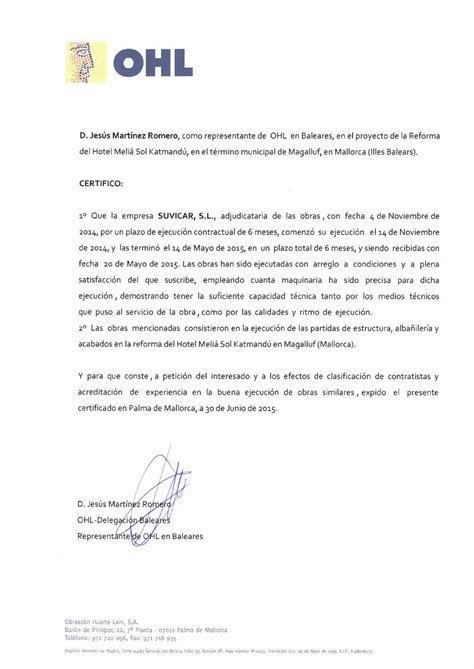 Certificados De Obras Opersis