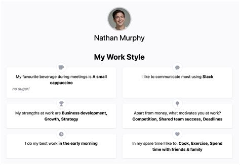Detailed Workstyle Profiles For Better Team Synergy