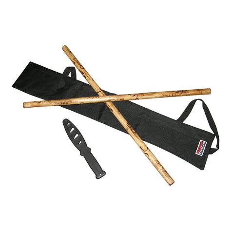 Delux Escrima Kali Arnis Rattan Stick Set 55 Value Filipino Martial