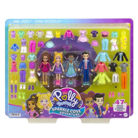 Polly Pocket Sparkle Cove Adventure Fashion Pack Playset With 4 Doll Shop Today Get It