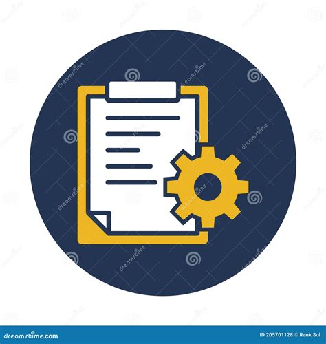 Assignment Management Vector Icon Which Can Easily Modify Or Edit
