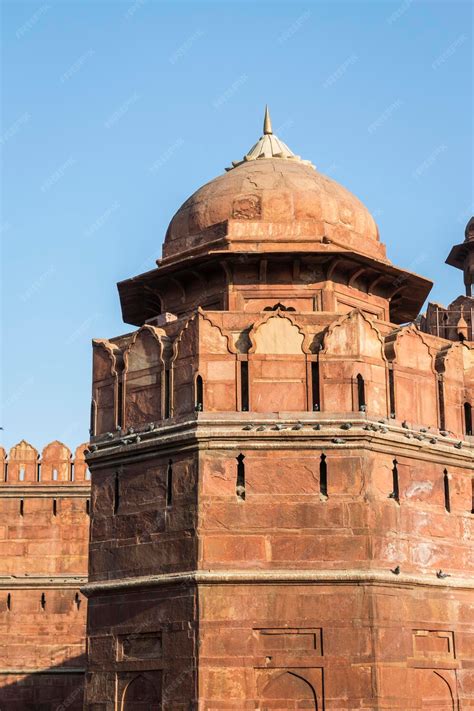 Premium Photo Architecture Of Fort In Red Fort Wall Delhi World