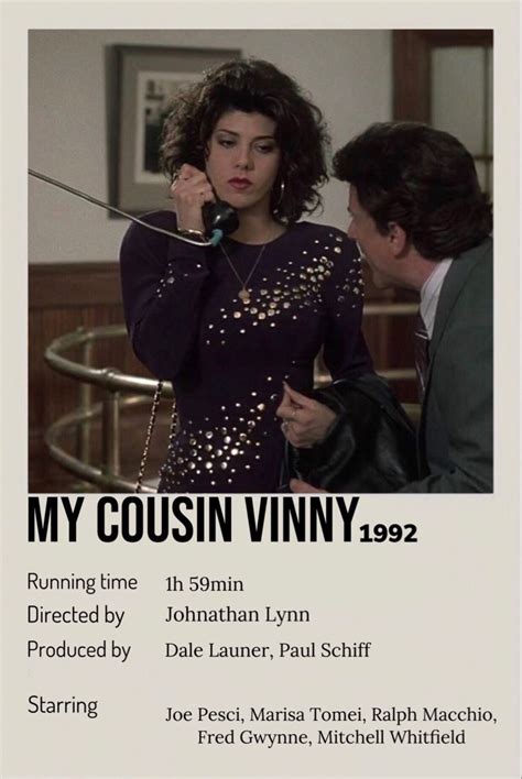 My Cousin Vinny Polaroid Poster Movies To Watch Ralph Macchio