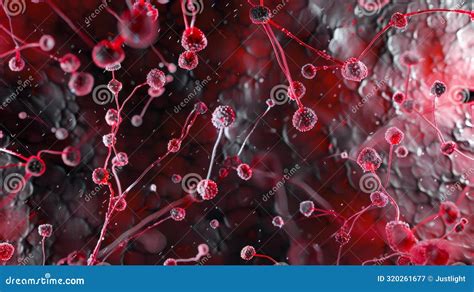 A 3d Reconstruction Of Dendritic Cells Layered Throughout The Skin