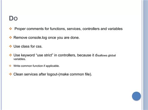 Coding Standards Ppt