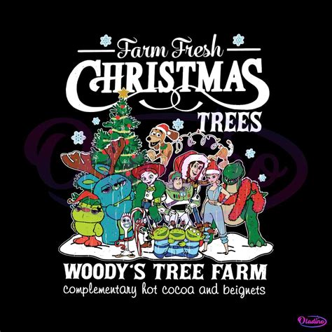 Farm Fresh Christmas Trees Toy Story Svg File For Cricut