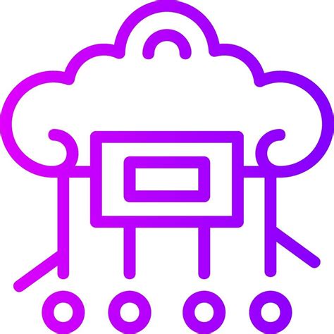 Cloud Computing Linear Gradient Icon 39492962 Vector Art At Vecteezy