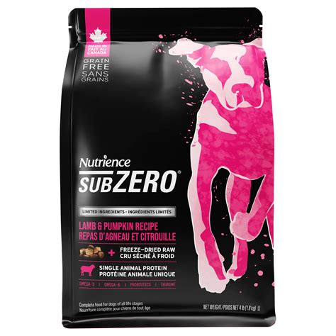 Nutrience Subzero Limited Ingredients Lamb And Pumpkin Recipe Dry Dog
