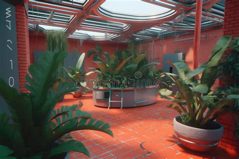 Many Different Plants In The Vintage Greenhouse Neural Network Ai