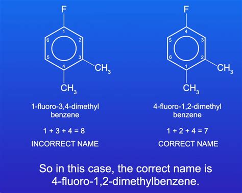 Help With Naming Aromatic Compounds R Alevelchemistry