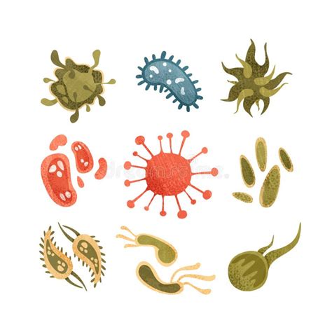 Pathogens Shapes Stock Illustrations 18 Pathogens Shapes Stock