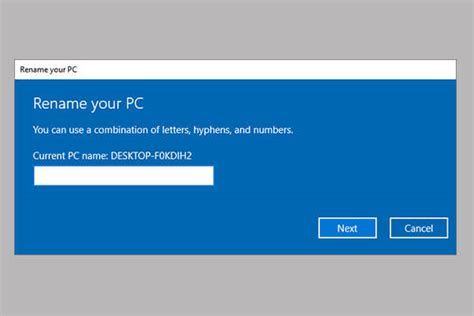 How To Rename Your Computer In Windows 10 MiniTool Partition Wizard