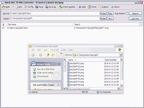 Screen Shot Batch Word To Png Converter Word To Png Docdocx To