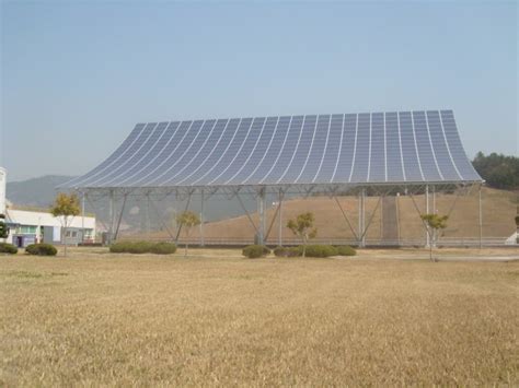 광양 마동정수장 100kw 태양광발전 구조물 지지대 주 월드쏠라에너지