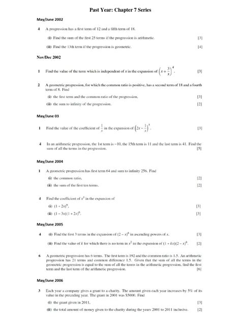 Chapter 7 Series Past Year 2002 2010 Pdf
