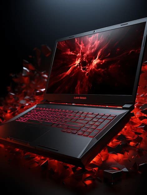 Design Of Lenovo Ideapad Gaming 3 Laptop Packaging With A Dynamic Blac Web Layout Poster Flyer