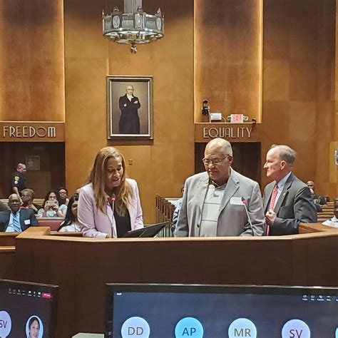 It Was A Great Honor To Council Member Letitia Plummer