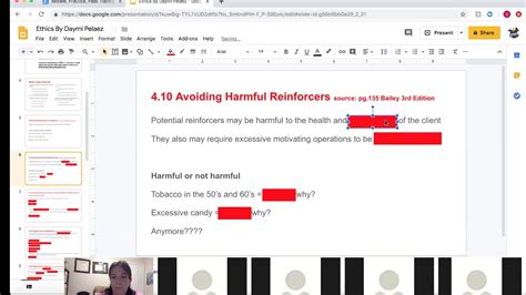 Bacb Ethics Code Part 1 4 24 19 By Daymi Pelaez Youtube