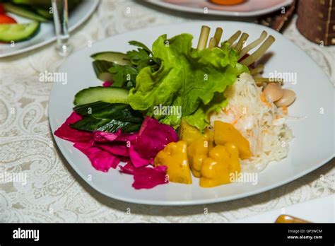 Dish in restaurant Stock Photo - Alamy