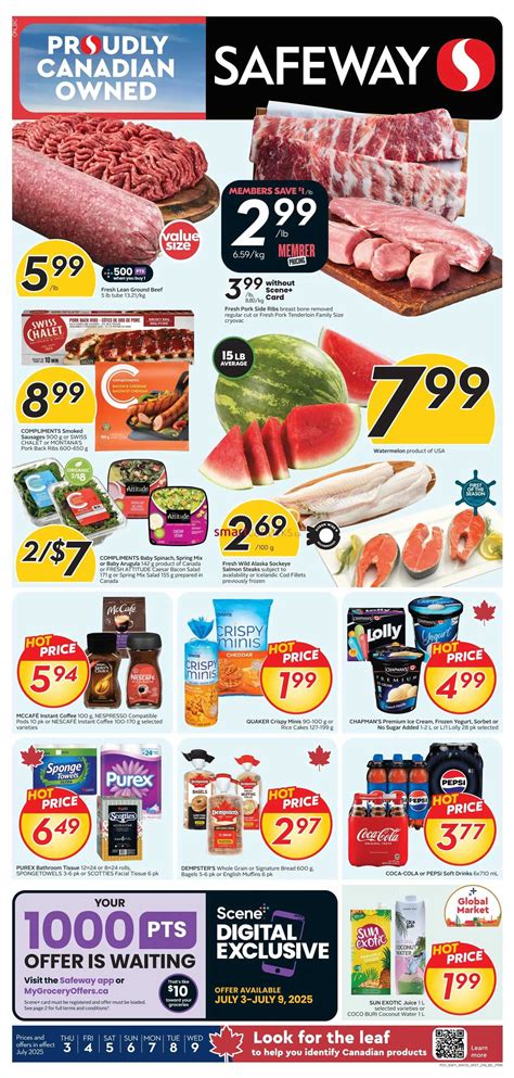 Safeway Bc Flyer July 3 To 9