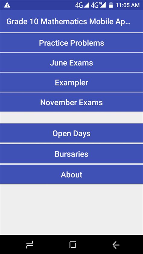 Grade 10 Mathematics For Android Download