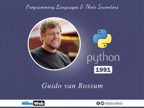 Top 10 Programming Languages And Their Inventors Ppt