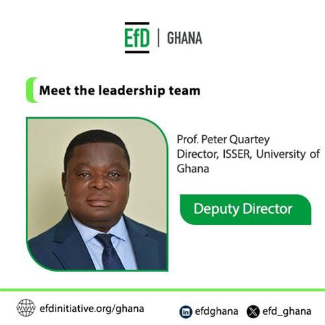 Efd Ghana On Linkedin Since Efd Ghanas Establishment In 2019 Prof