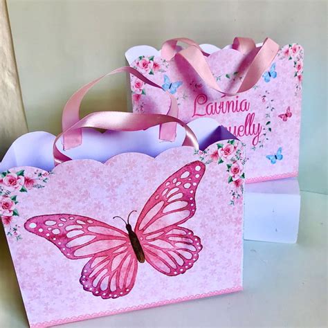 Sacolinhas Jardim Encantado Das Borboletas Produtos Elo