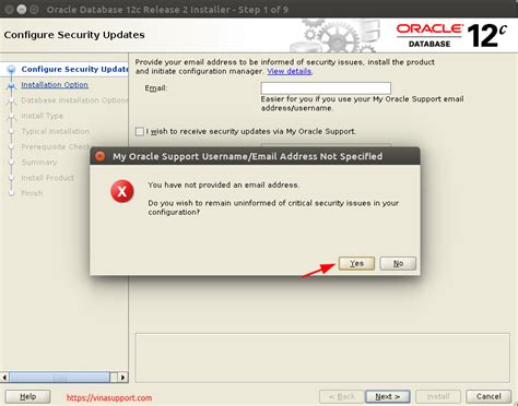 Hướng Dẫn Cài đặt Oracle Database 12c Trên Linux Server Vinasupport
