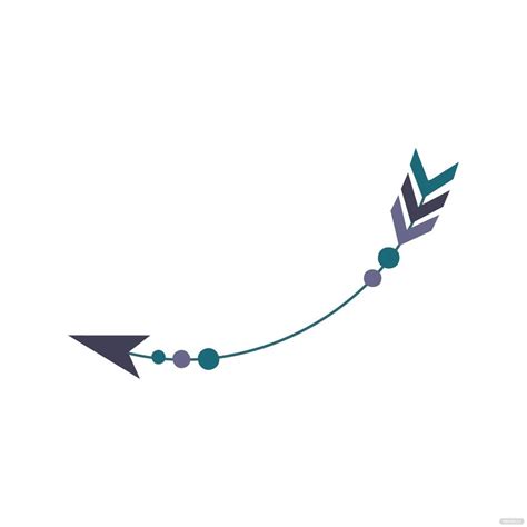 Free Simple Curved Arrow Clipart EPS Illustrator JPEG PSD PNG