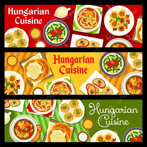 헝가리 요리 배너 템플릿 Psd 다운로드 디자인 자료 다운로드