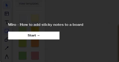 miro how to add sticky notes to a board