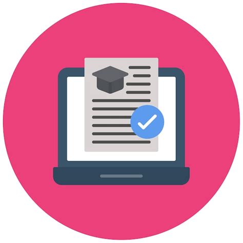 Premium Vector Approved Assignment Flat Illustration